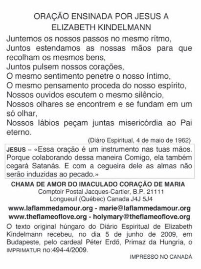 Your store. Unity Prayer Holy Card / Jesus on the Cross / Portuguese